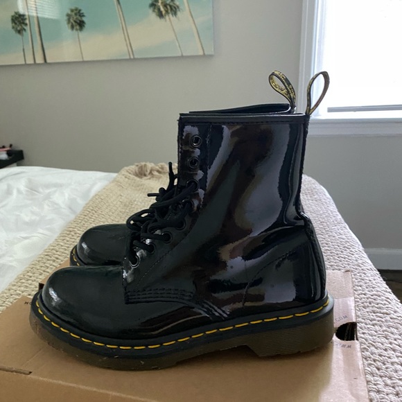Dr. Martens | Shoes | Doc Marten Boots Patent Leather | Poshmark